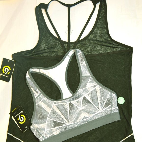C9 by Champion | Tops | C9 Champion Workout Tank And Bra Black Set ...